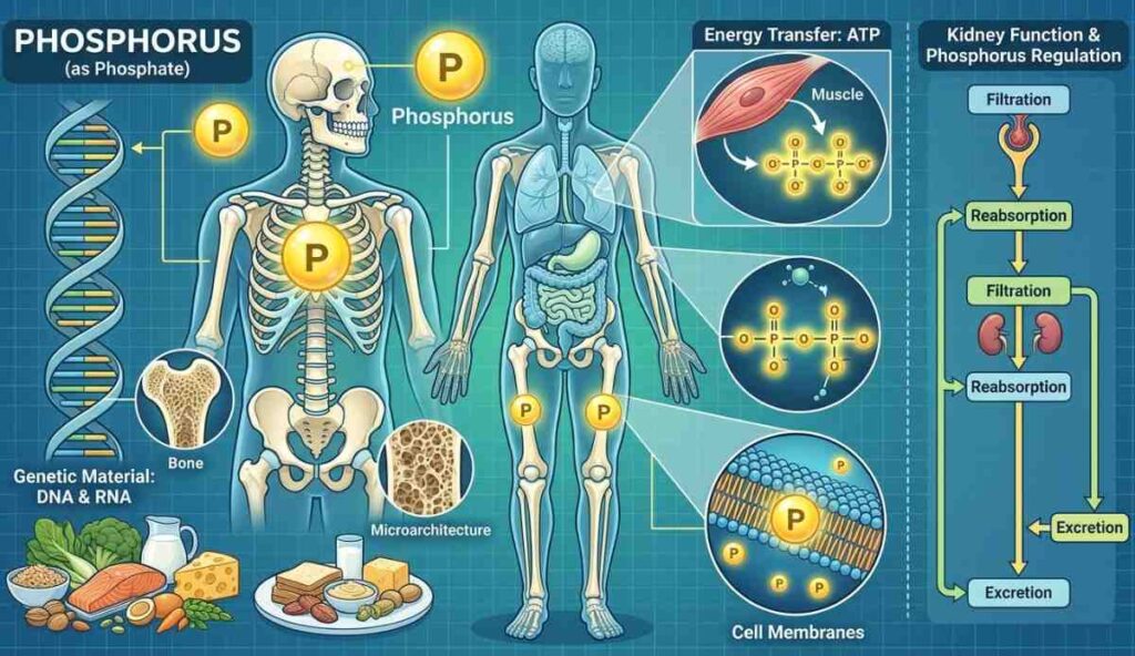 Phosphorus: 20 Benefits, Sources, Dosage & Deficiency Signs